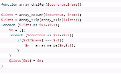 PHP sorts the two-dimensional array into a new two-dimensional array according to the key value ...