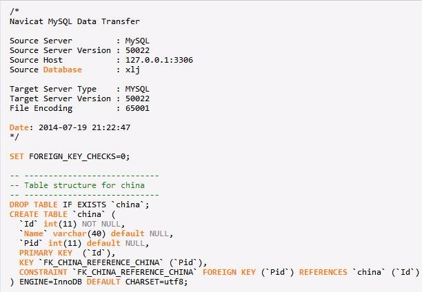 中国省市区数据mysql脚本_MySQL-Mysql Tutorial-php.cn