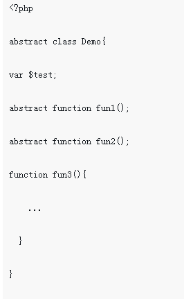 Detailed explanation of php abstract methods and abstract class instances-PHP Tutorial-php.cn