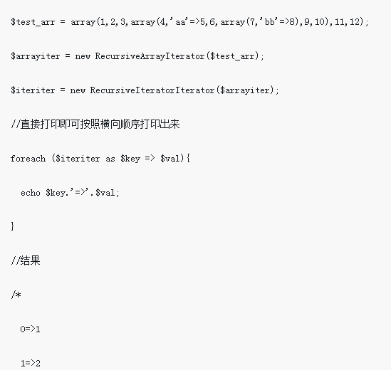 Php Foreach Implements Traversal Of Multi Dimensional Arrays Php