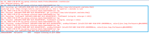 Capturing Browser Logs Using Java And Selenium Webdriver Javatutorial Php Cn