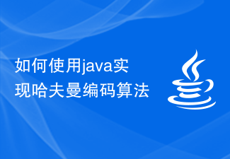How to implement Huffman coding algorithm using java-javaTutorial-php.cn