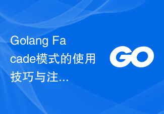 Tips and precautions for using Golang Facade mode-Golang-php.cn