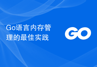 Best practices for memory management in Go language-Golang-php.cn