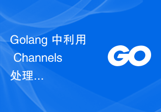 Using Channels in Golang to handle the return value of asynchronous tasks-Golang-php.cn