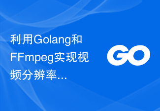 利用Golang和FFmpeg實現視訊解析度調整的實踐-Golang-PHP中文網