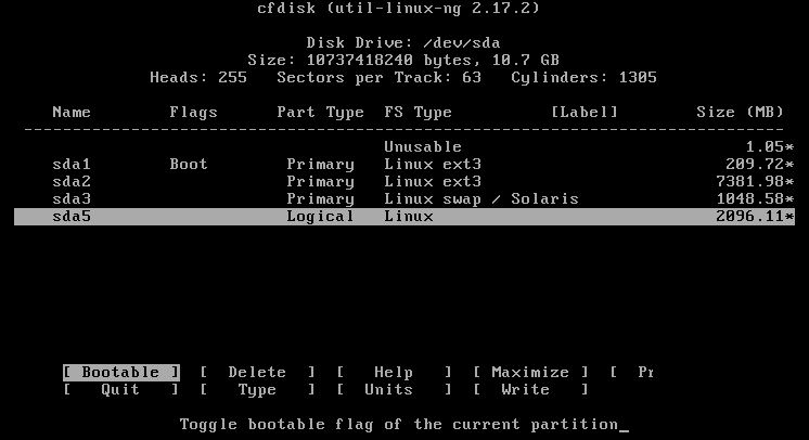 Detailed explanation of the operating steps of the partition tool cfdisk under CentOS-LINUX-php.cn