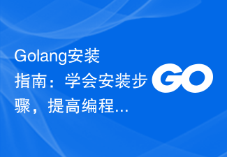 Golang Installation Guide: Learn the installation steps and improve programming efficiency ...
