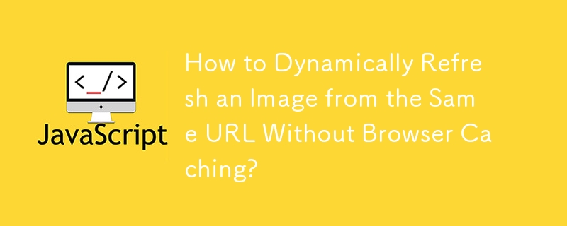 How to Dynamically Refresh an Image from the Same URL Without Browser Caching?-JS Tutorial-php.cn