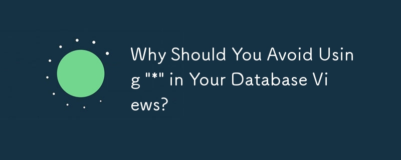 Why Should You Avoid Using In Your Database Views Mysql Tutorial Phpcn