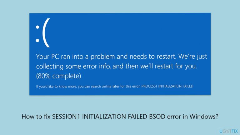 How to fix SESSION1 INITIALIZATION FAILED BSOD error in Windows?-Troubleshooting-php.cn