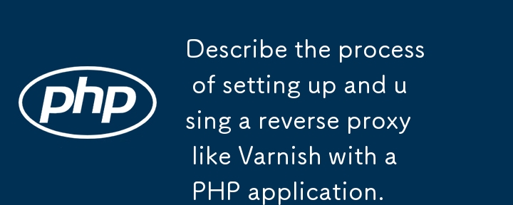 Describe the process of setting up and using a reverse proxy like Varnish with a PHP application ...