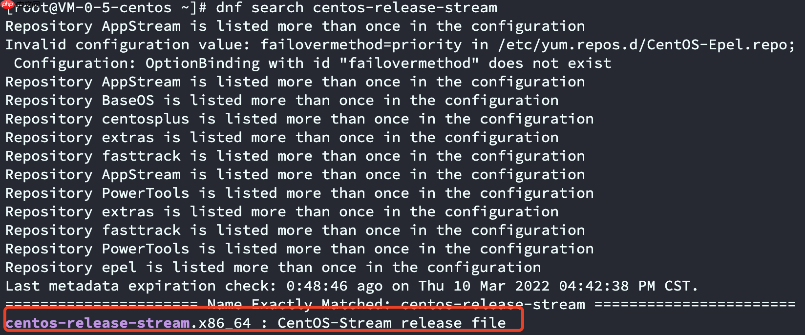 Centos 8完美升级到Centos Stream 8教程-linux运维-PHP中文网