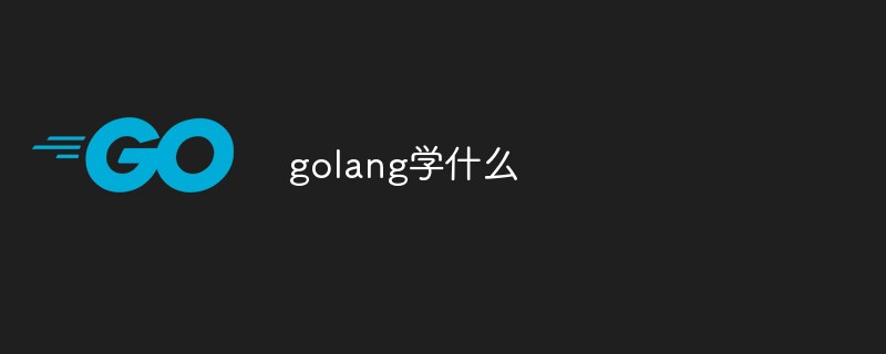Where to start learning Golang-Golang-php.cn