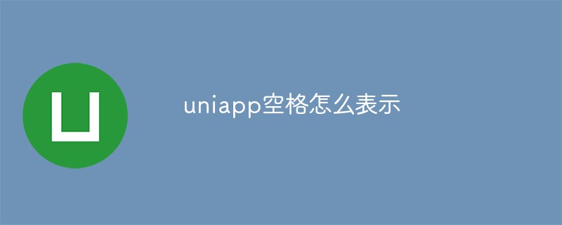 How To Express Spaces In Uniapp Two Ways Uni App Php Cn